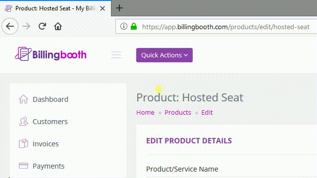 Billingbooth Support